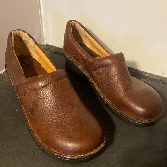 Born | Shoes | Born Brown Leather Uppers And Balance Man Made Materials ...